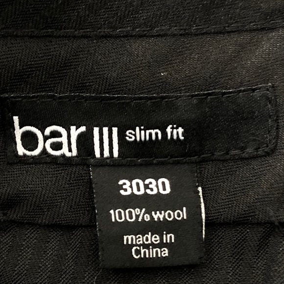 Bar III | Pants & Jumpsuits | Bar Iii Black Slim Fit Pants | Poshmark